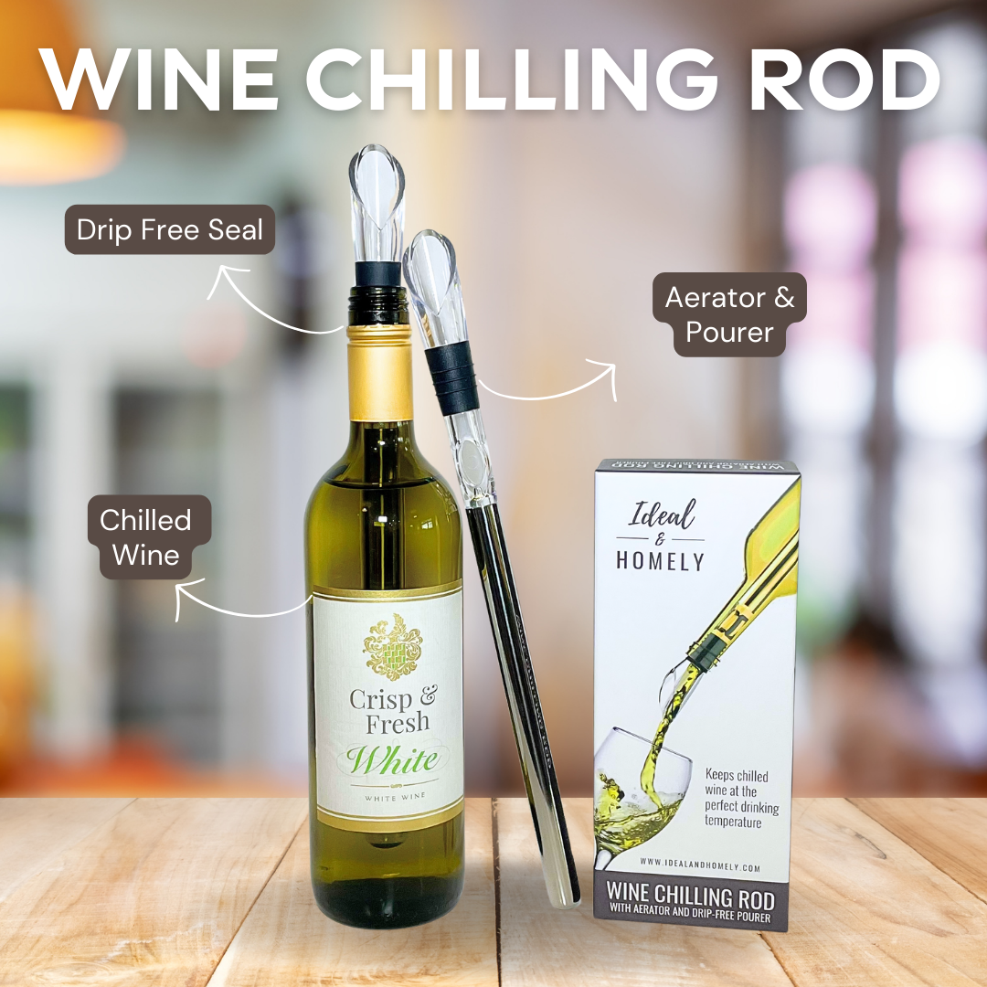 Wine Chilling Rod With Pourer – Ideal & Homely
